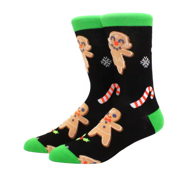 Christmas Socks Gingerbread & Candy Cane - Mad Socks