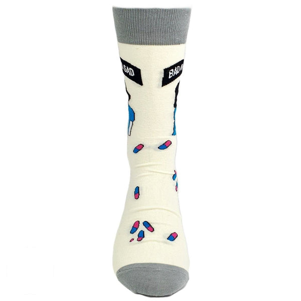 Meme Socks Bad and Sad - Mad Socks Australia