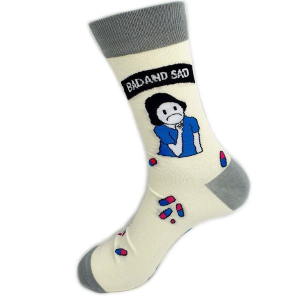 Meme Socks Bad and Sad - Mad Socks Australia
