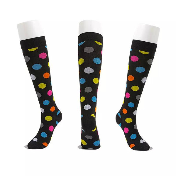 Large Polka Dot Knee High Socks - Mad Socks Australia