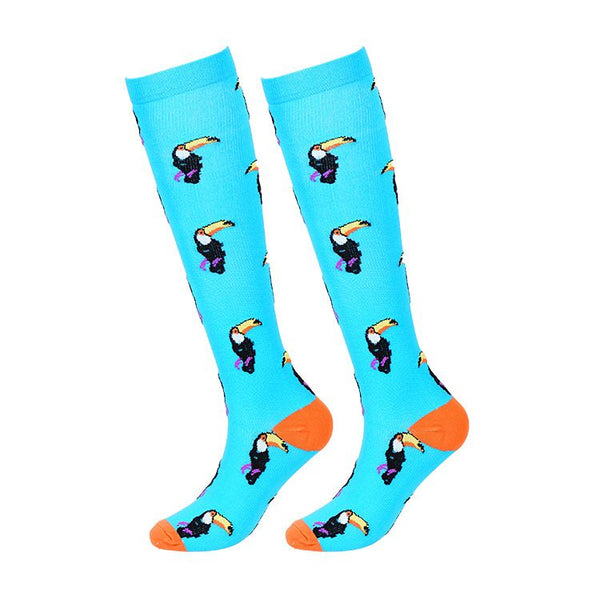 Toucan Knee High Socks - Mad Socks Australia