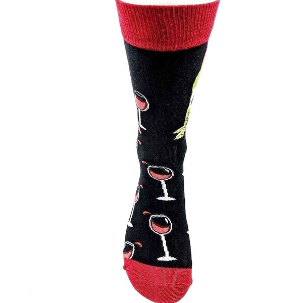 Beverage Socks Red Wine - Mad Socks Australia