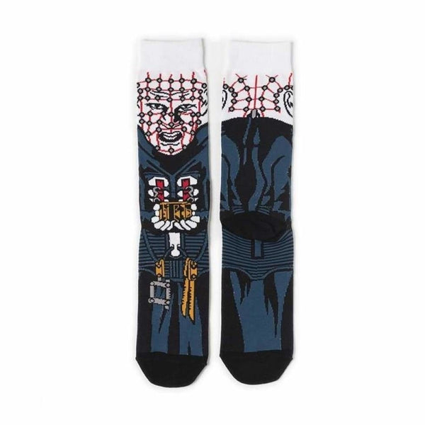 Comic Book Socks Pinhead Black and White - Mad Socks Australia
